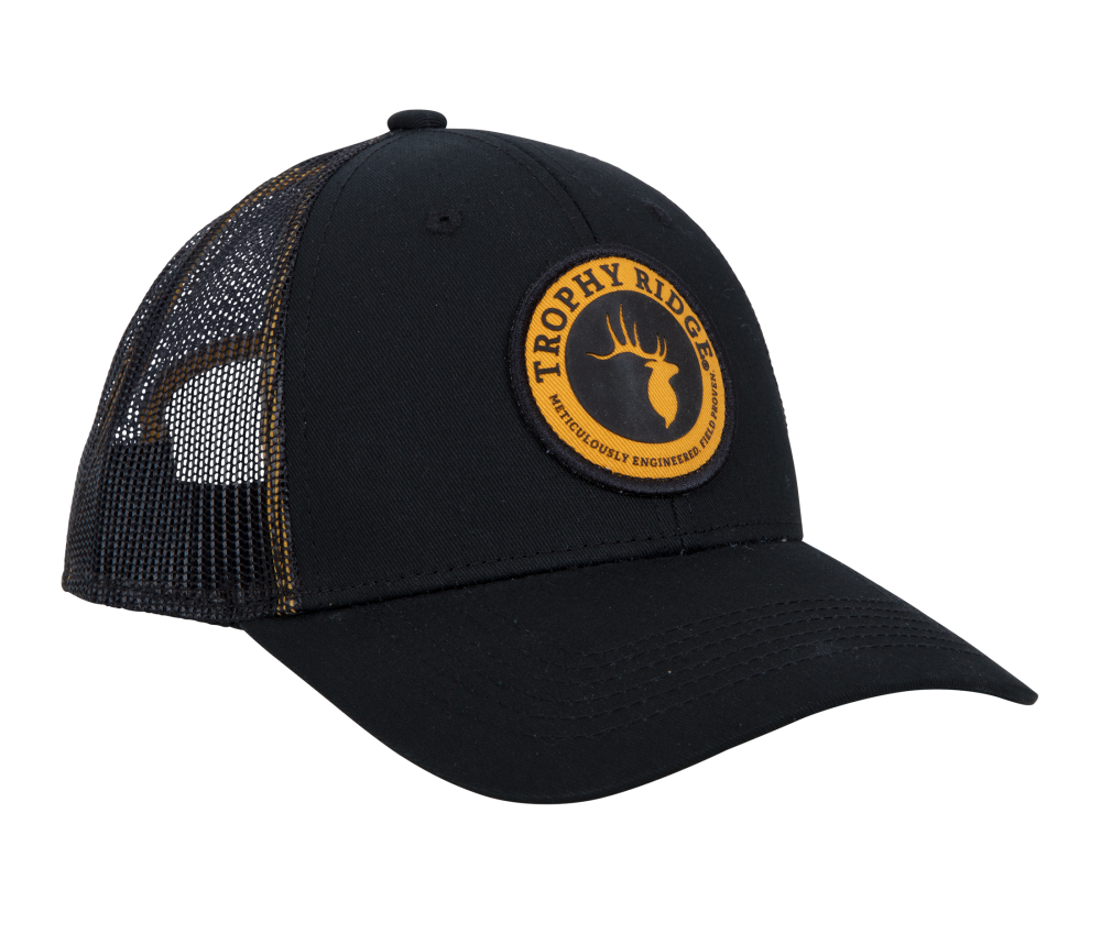 Trophy Ridge Yellow Patch Black Hat – Bear Archery
