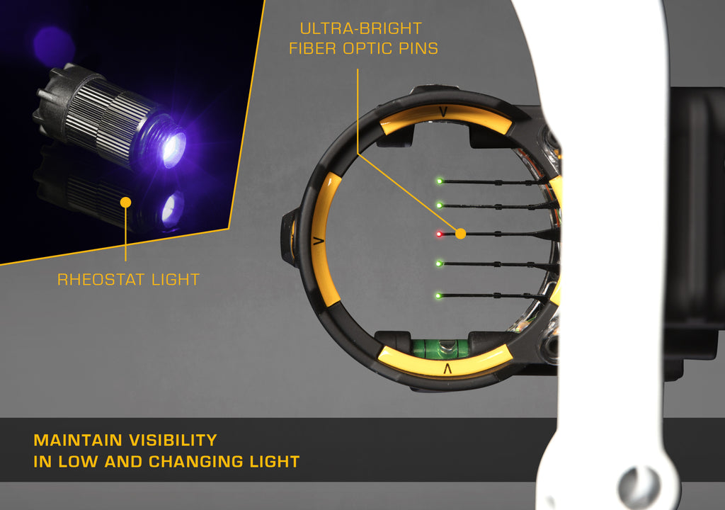 Trophy Ridge React® H5™ Bow Sight – Bear Archery