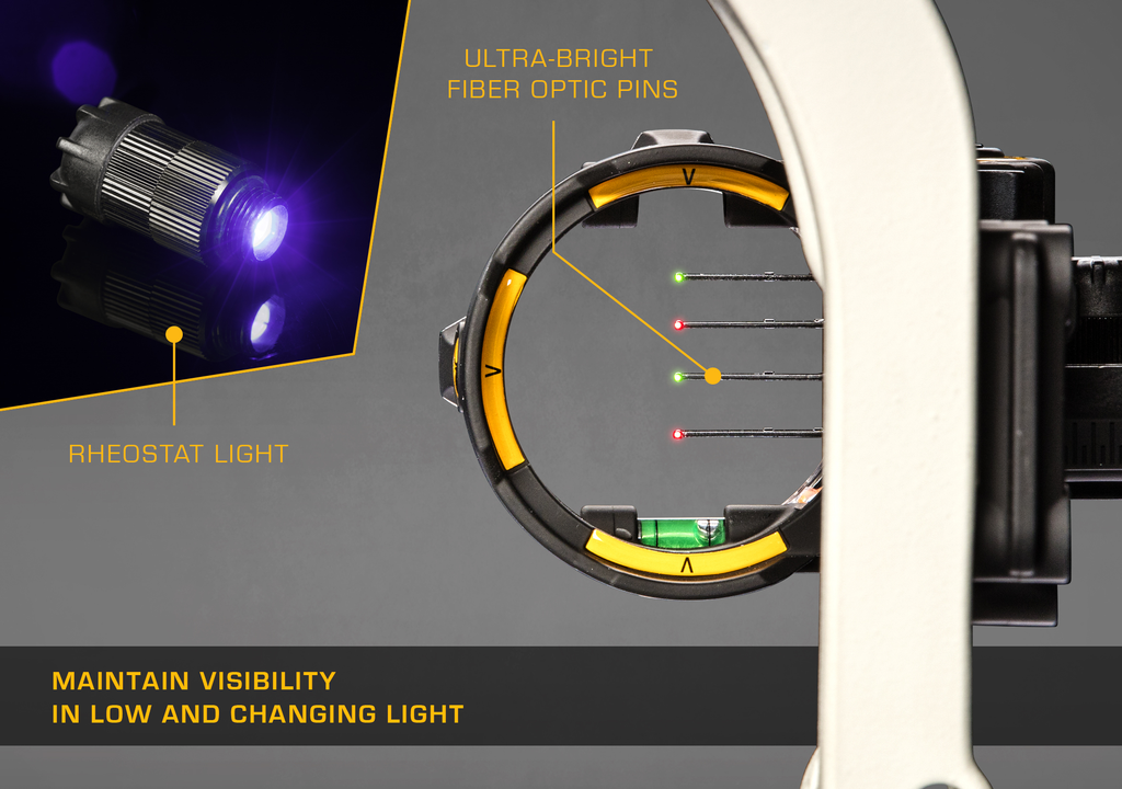 Trophy Ridge React® H4™ Compound Bow Sight – Bear Archery