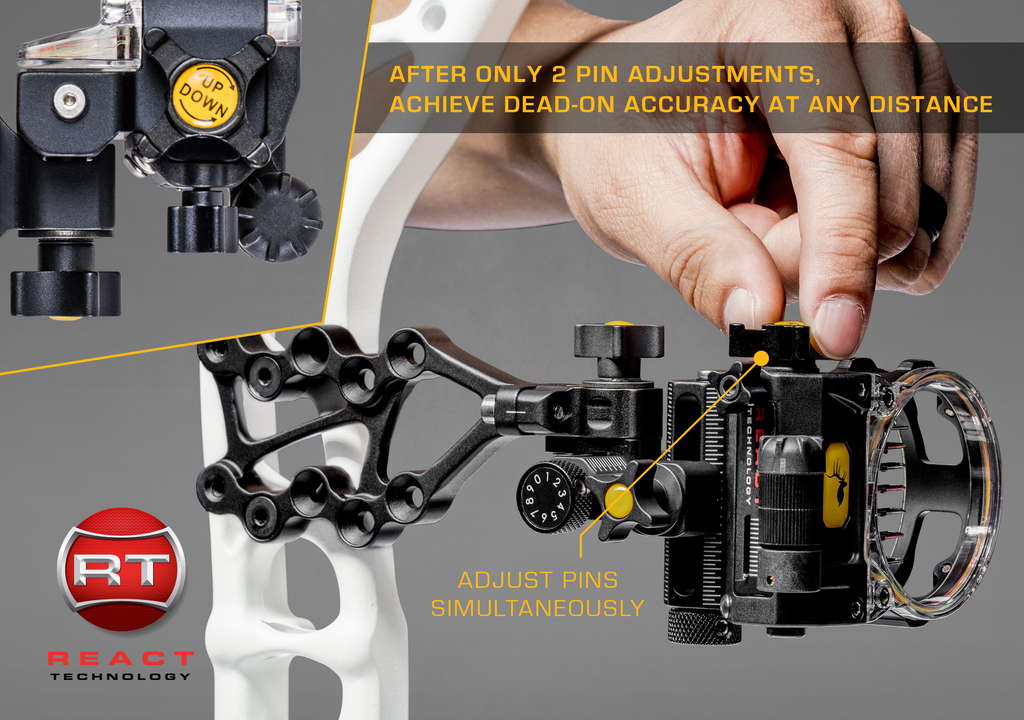 Trophy Ridge React Pro 7 Pin Bow Sight – Bear Archery